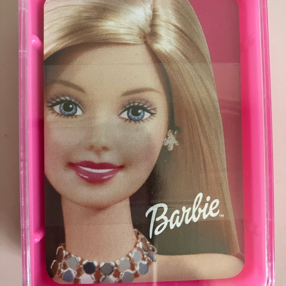Barbie | Toys | Barbie Pink Playing Cards With Case | Poshmark
